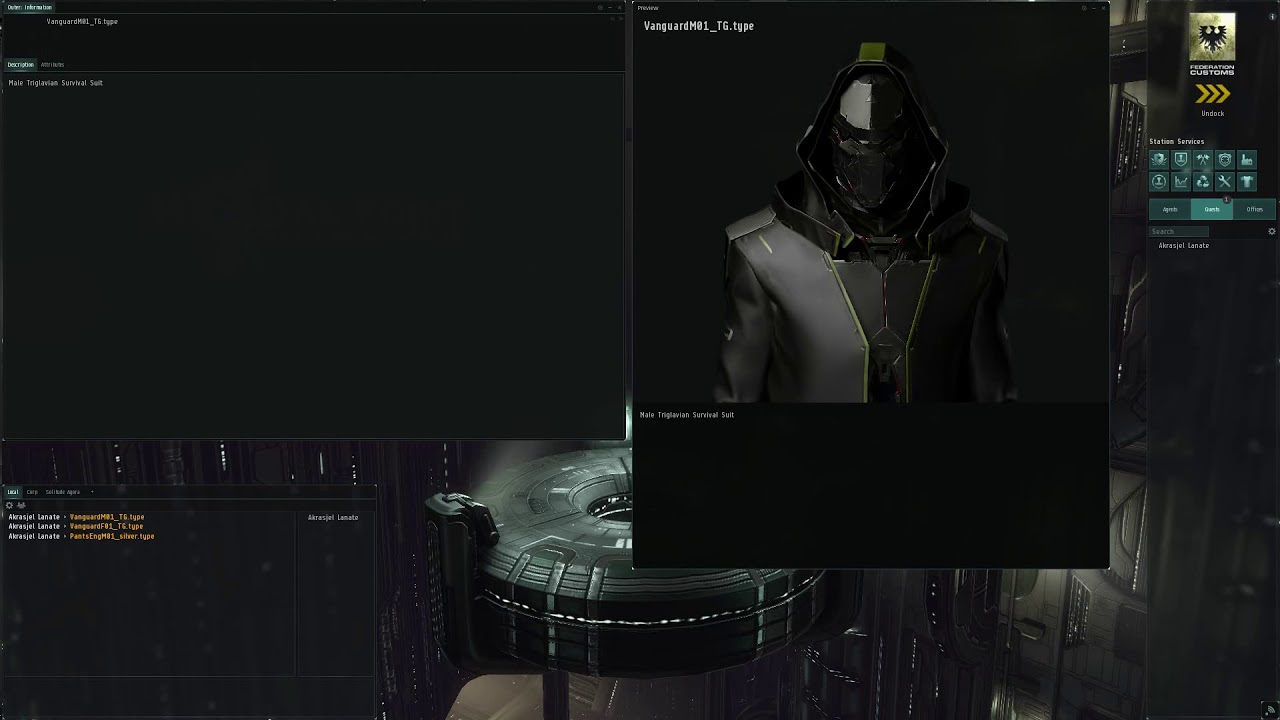 EVE Online - Triglavian Survival Suit - YouTube