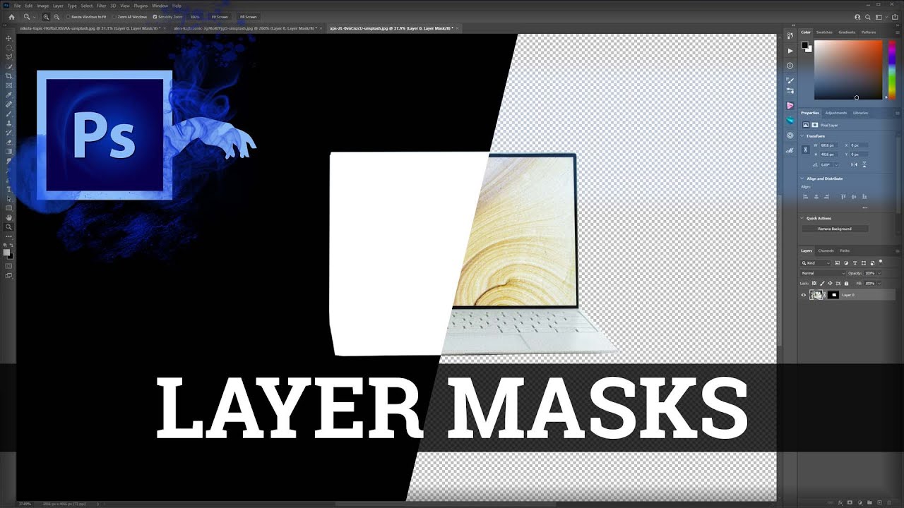 Adobe Photoshop Training Video | Layer Masks | 04 - YouTube
