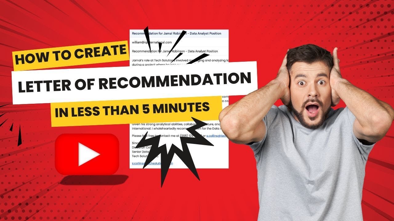 Writing a successful Letter of Recommendation (LOR) | Step by Step ...