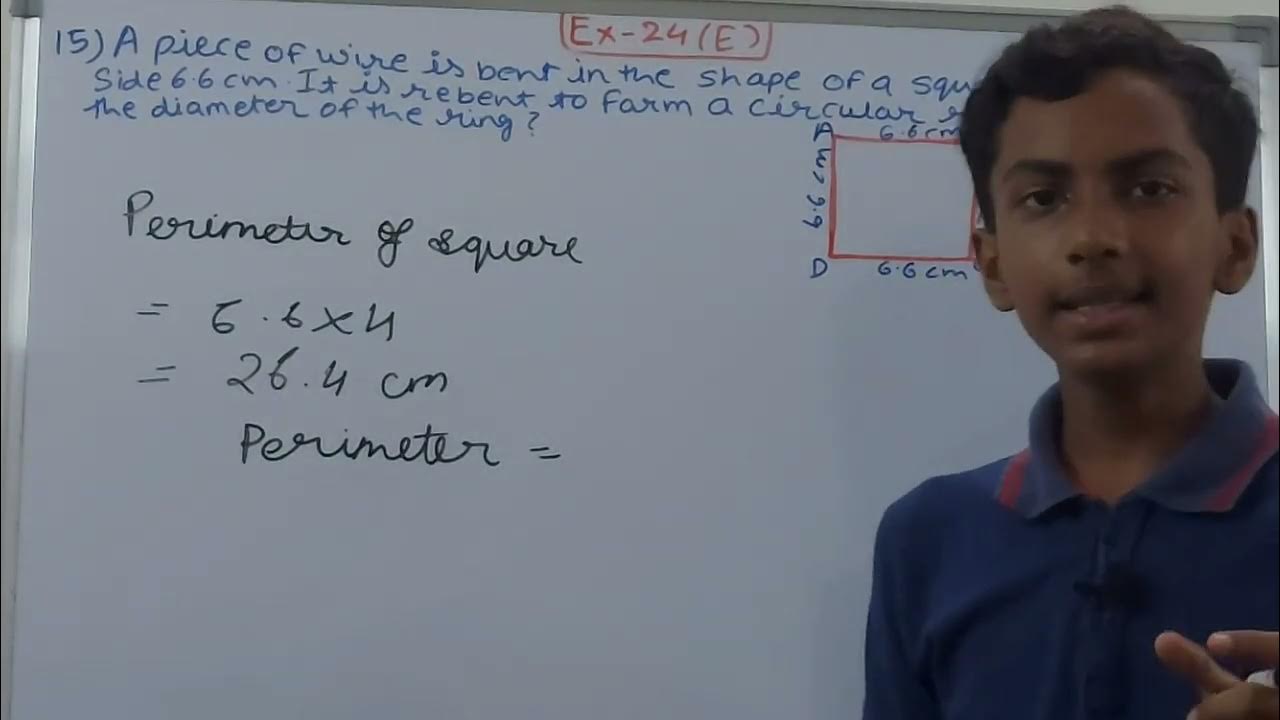 Q15 Ex 24E Ch24 Perimeter and Area | ICSE Math Class 7 | - YouTube