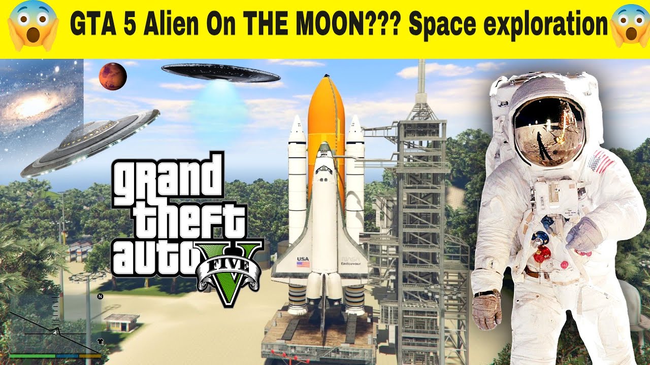GTA5 Franklin In Space | GTA 5 best mods | Space MOD GTA 5 - YouTube