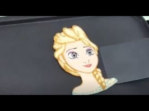 Elsa Frozen Fever Princess (Pancake Art) - YouTube