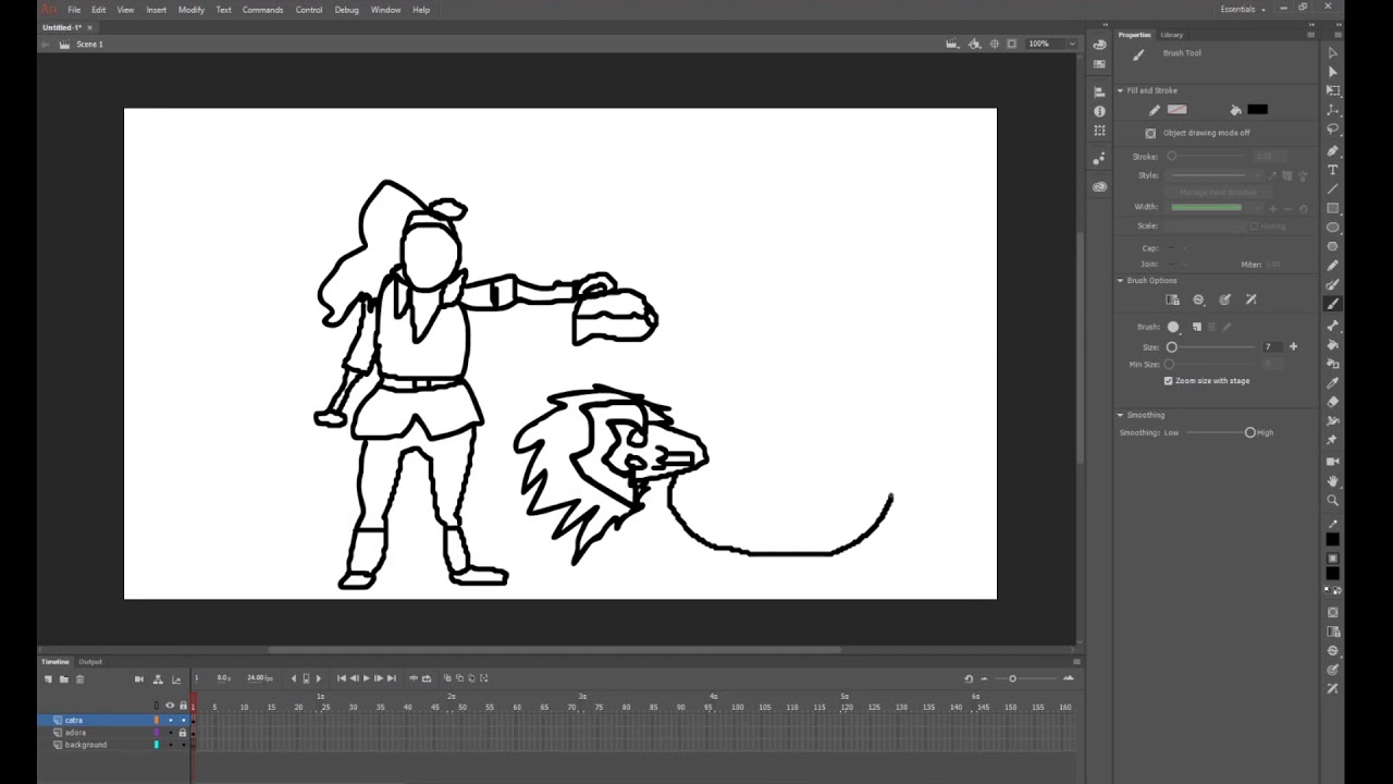 Adora and Catra Drawing Timleapse Tutorial - YouTube