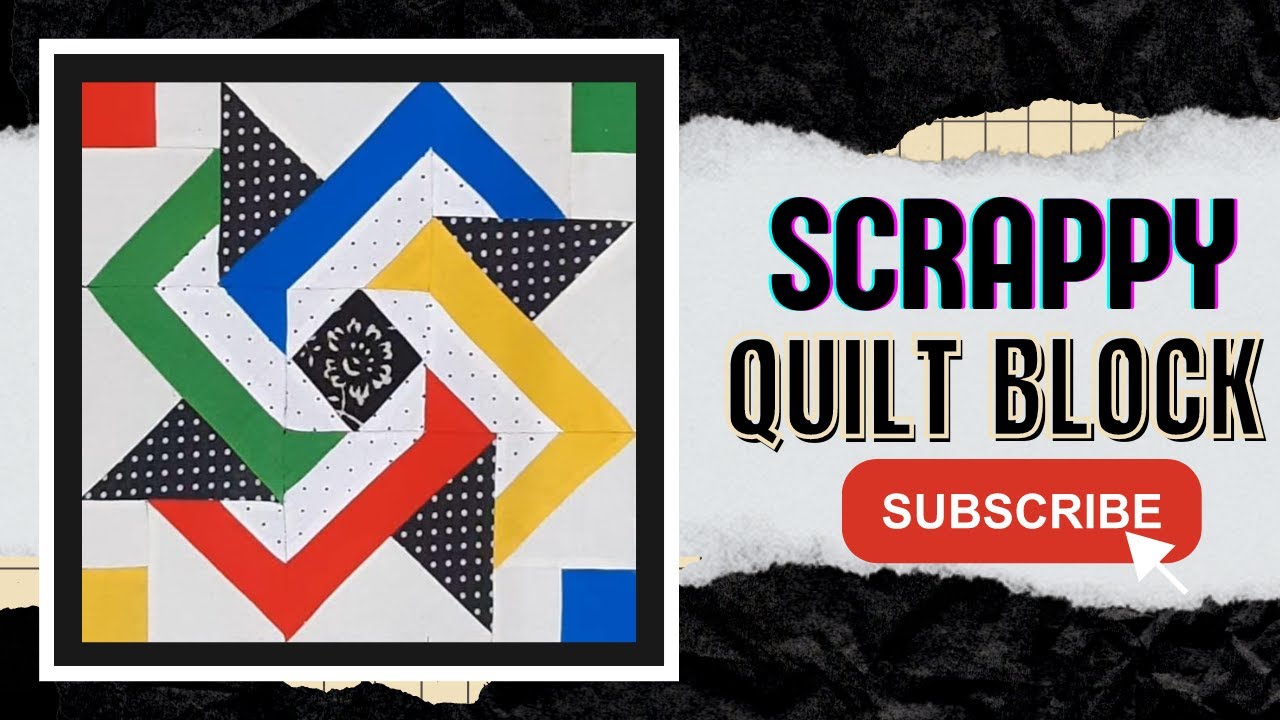 How To Make Scrappy 2 Quilt Block | Cushion Cover Design | Faliya ki ...