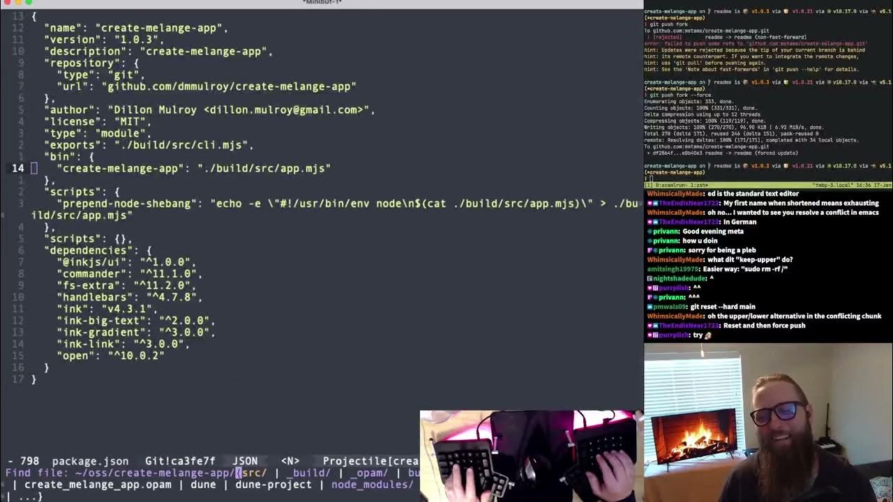 Contributing to the OCaml-to-JS App Starter create-melange-app - YouTube