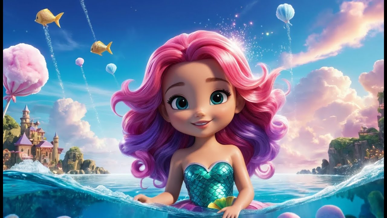 Mermaid Mia’s Cotton Candy Castle | Fun Mermaid Song for Kids ...