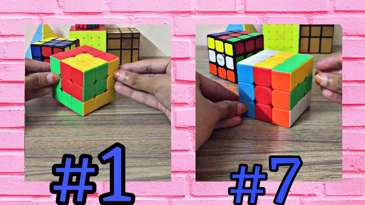 Top 7 Crazy Rubik's cube Pattern (Tutorial) - YouTube