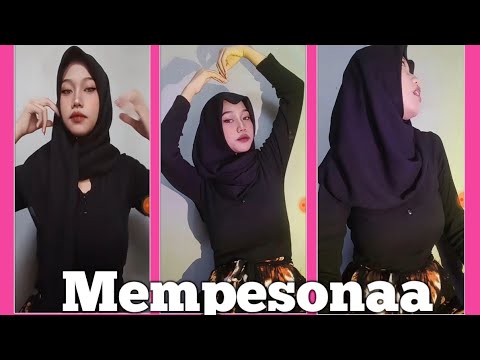 Hijab style baju Hitam mempesona