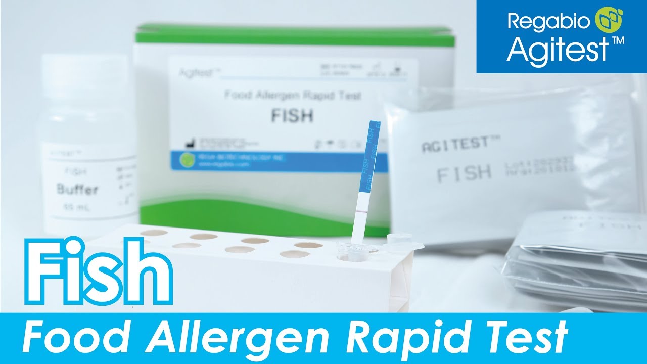 Agitest™ Food Allergen Rapid Test - Fish (Lab) - YouTube