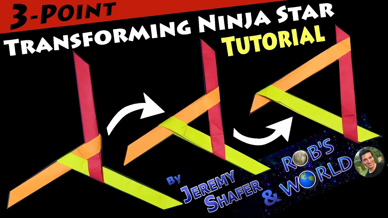 3-Pointed Transforming Ninja Star Boomerang Frisbee - YouTube