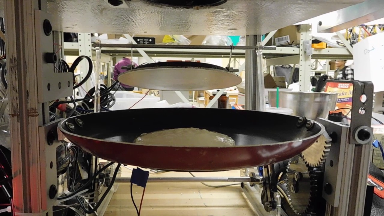 The Automatic Breakfast Machine: Making a Pancake - YouTube