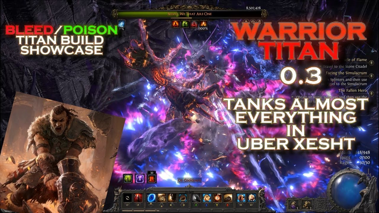 [POE 2] This Titan Build Tanks Almost Everything in Uber Xesht - 0.3 ...