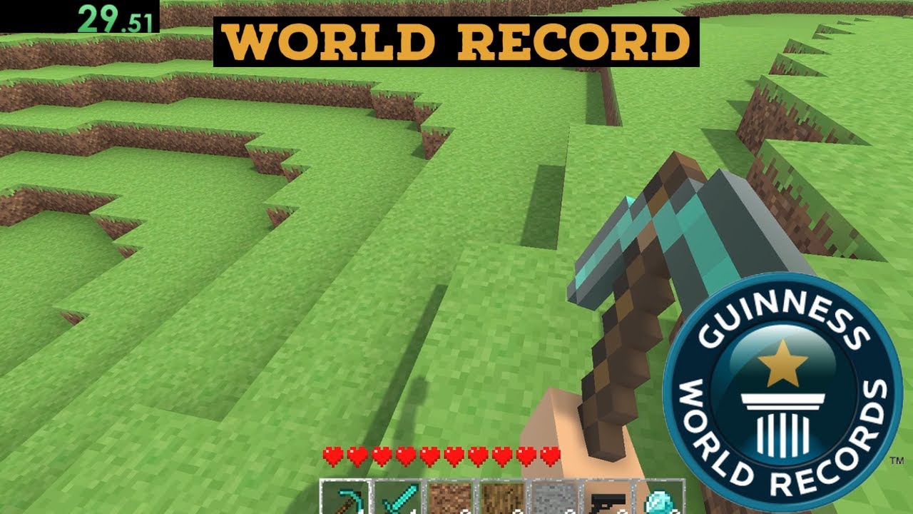 Floppy Minecraft World Record - YouTube