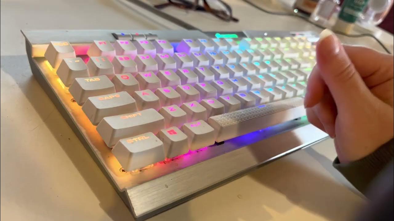 Lofi ASMR mechanical keyboard typing w no talking - YouTube