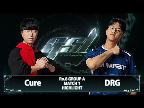 8강 A조 1경기 | 2023 GSL 시즌3 하이라이트 | 김도욱(Cure), 박수호(DRG) - YouTube