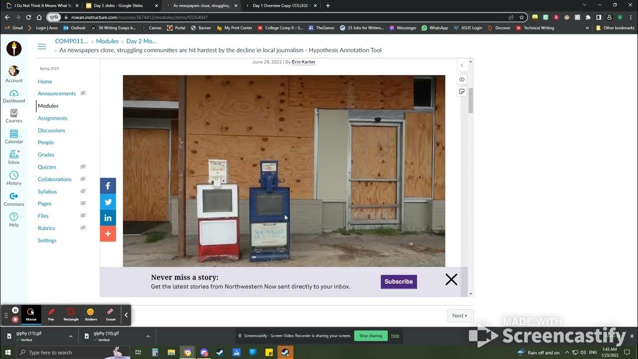 How to get to the Hypothesis Annotation Tool - YouTube