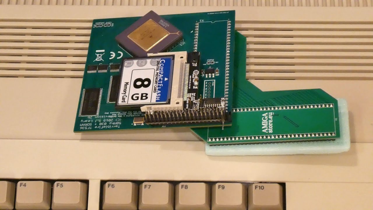 Amiga 500 Accelerator Overview and Bonus Video - YouTube