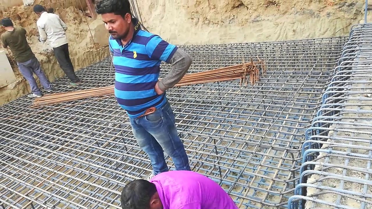 Raft foundation.... With rcc wall layout - YouTube