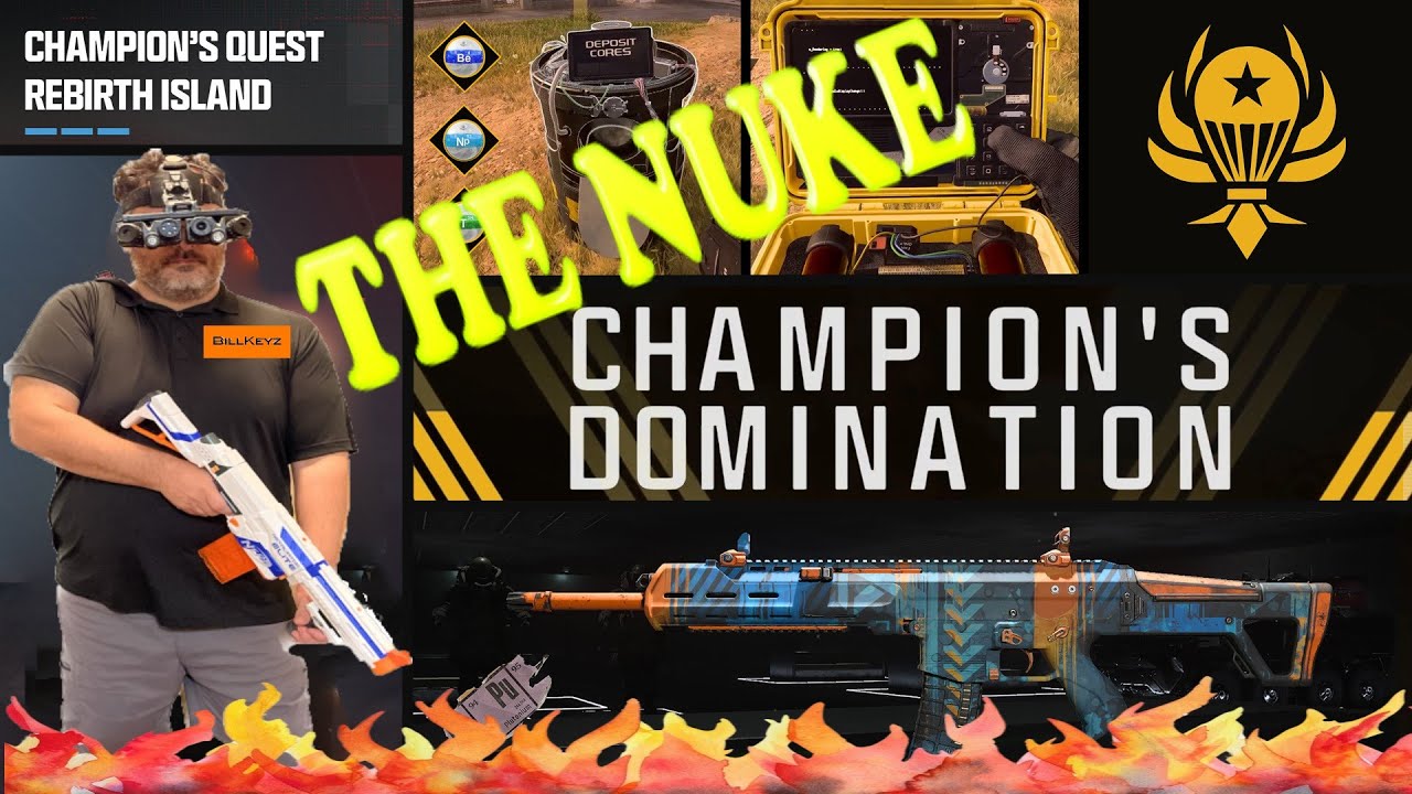 Call of Duty champion dominator going for the NUKE rebirth island ALL Champion Rewards #cod # ...