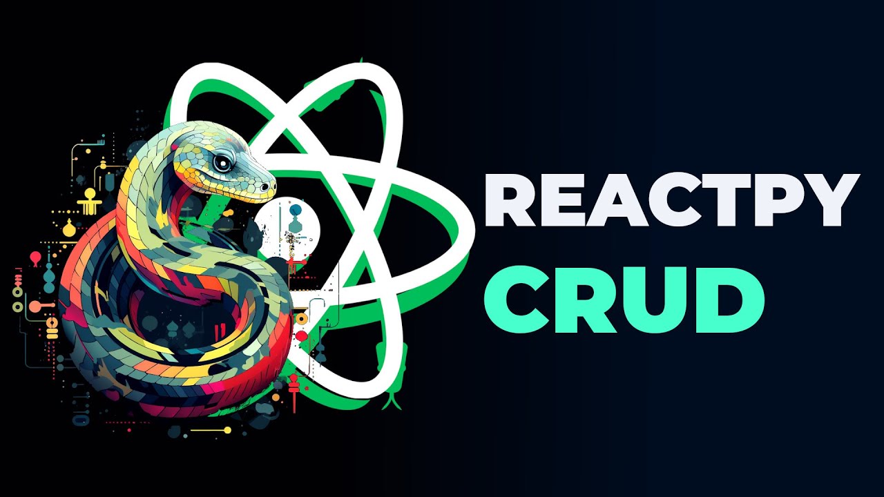 Reactpy Crud Tutorial Youtube
