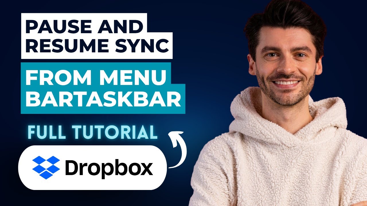 How to Pause and Resume Dropbox Sync from the Menu Bartaskbar [2026 ...