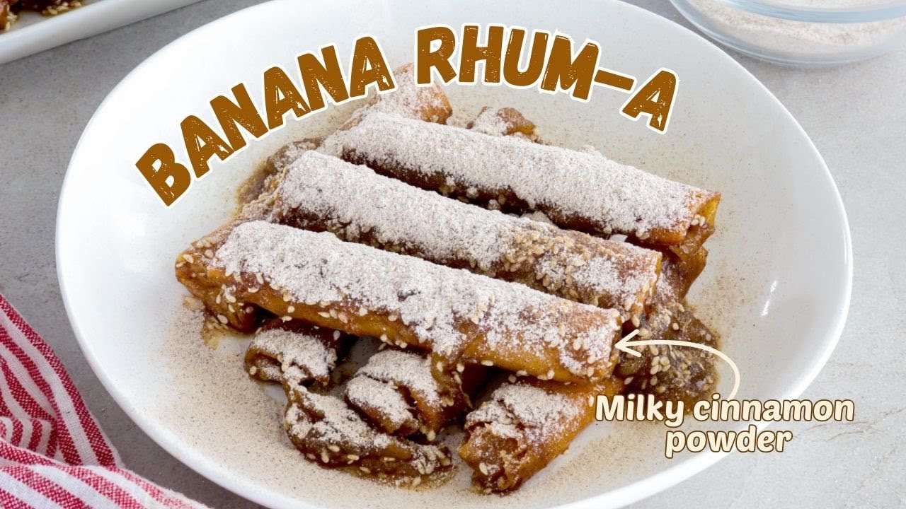 Banana Rhuma | Mang Toots Copycat Recipe | Crispy Banana Turon Rolls ...