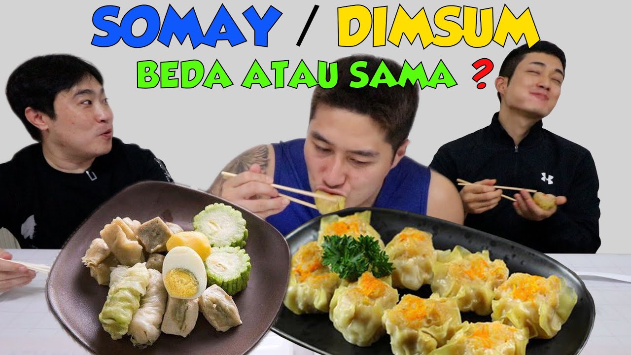 Orang korea cobah makan Siomay & Dimsum / ini Apa beda atau sama ? - YouTube