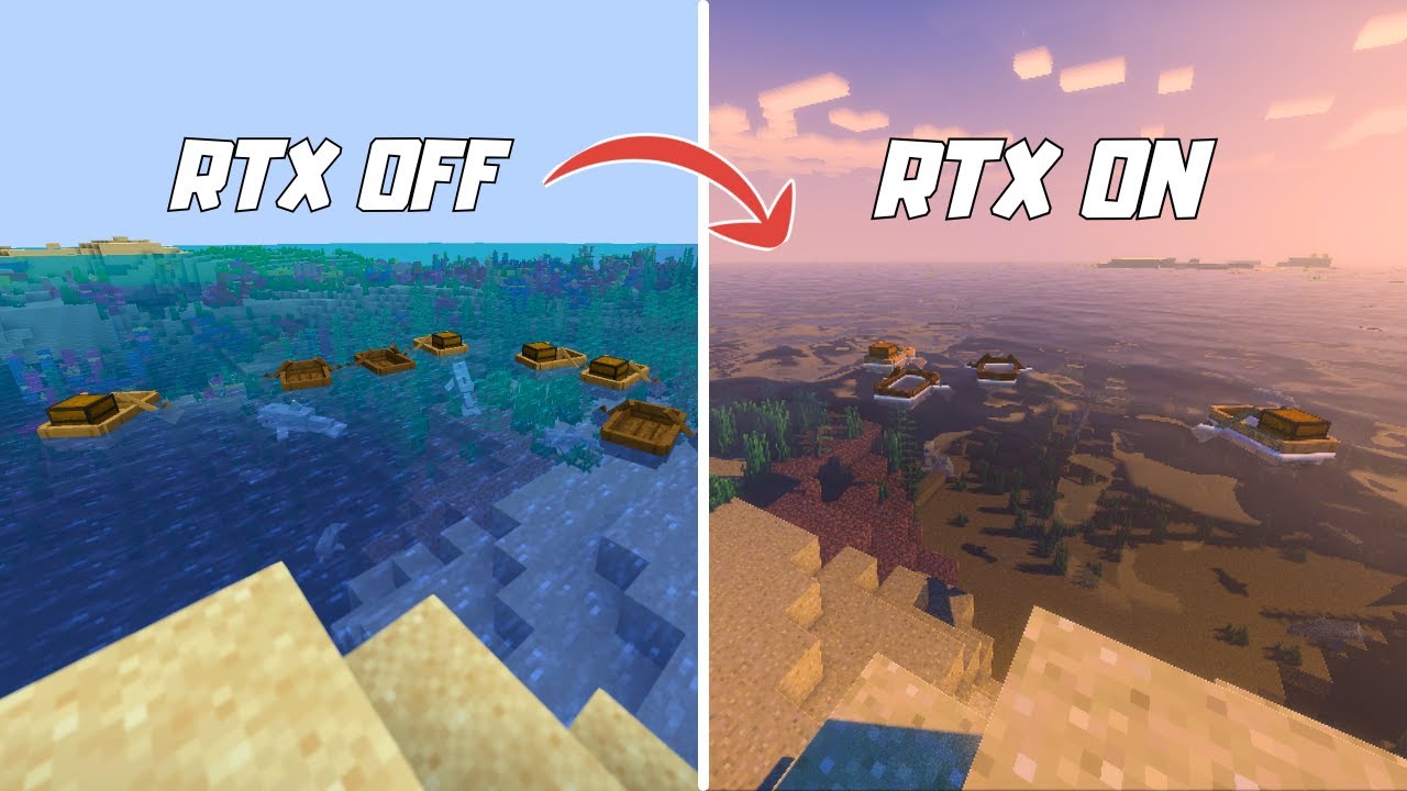 Minecraft: RTX ON vs RTX OFF🌍💡 - YouTube
