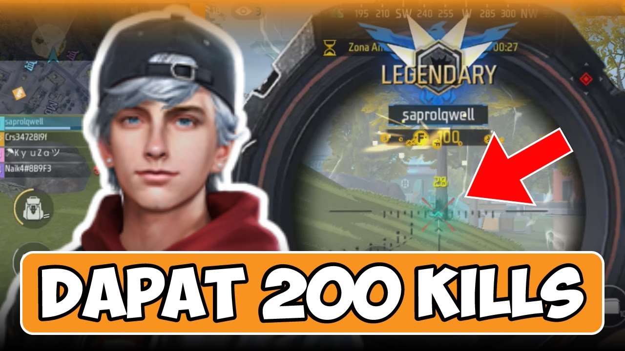 Free Fire 200 KILLS - Battle Royale Ratakan Semua Musuh FULL - YouTube