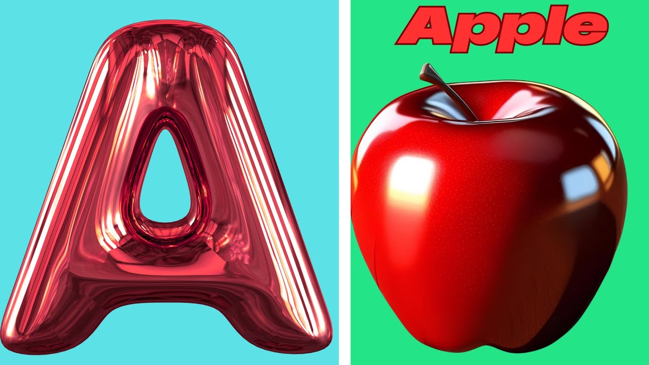 ABC Phonics Song 🎶/ A is For 🍎 B is For 🏀 / Fun Alphabet Learning For ...