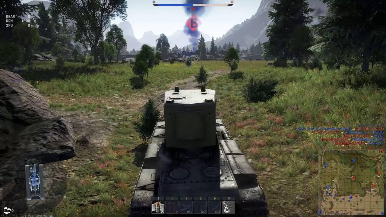 war thunder kv 2 max settings 1080p - YouTube