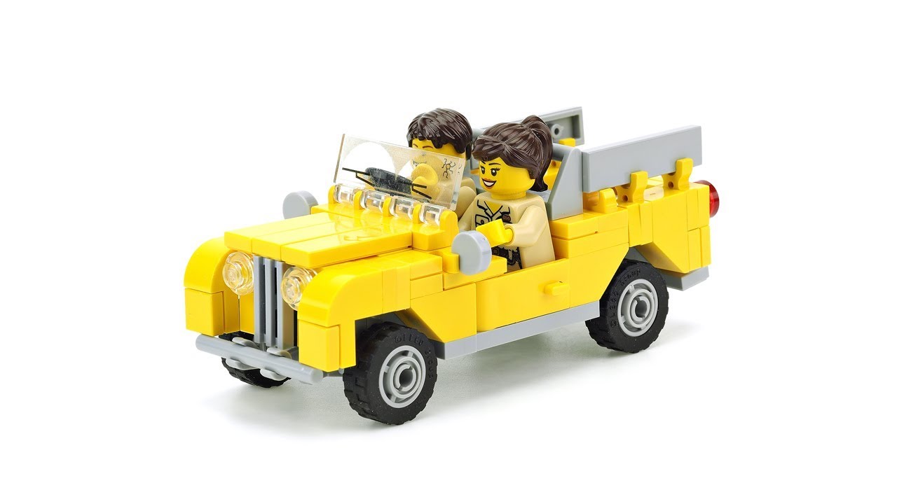 LEGO Yellow Land Rover. MOC Building Instructions - YouTube