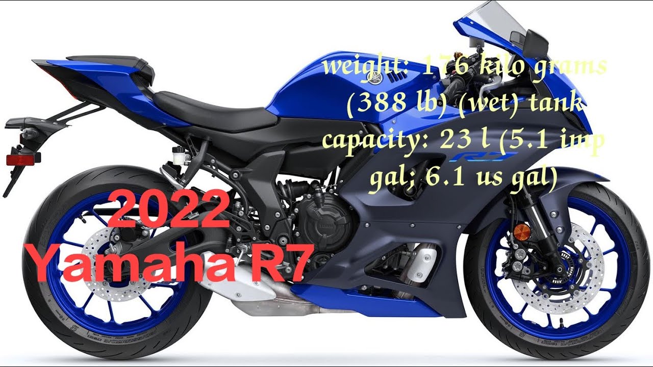 2022 Yamaha R7 blue @world motorcycle - YouTube