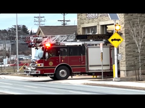 Moncton Fire Department Responding to a Fire Alarm - YouTube