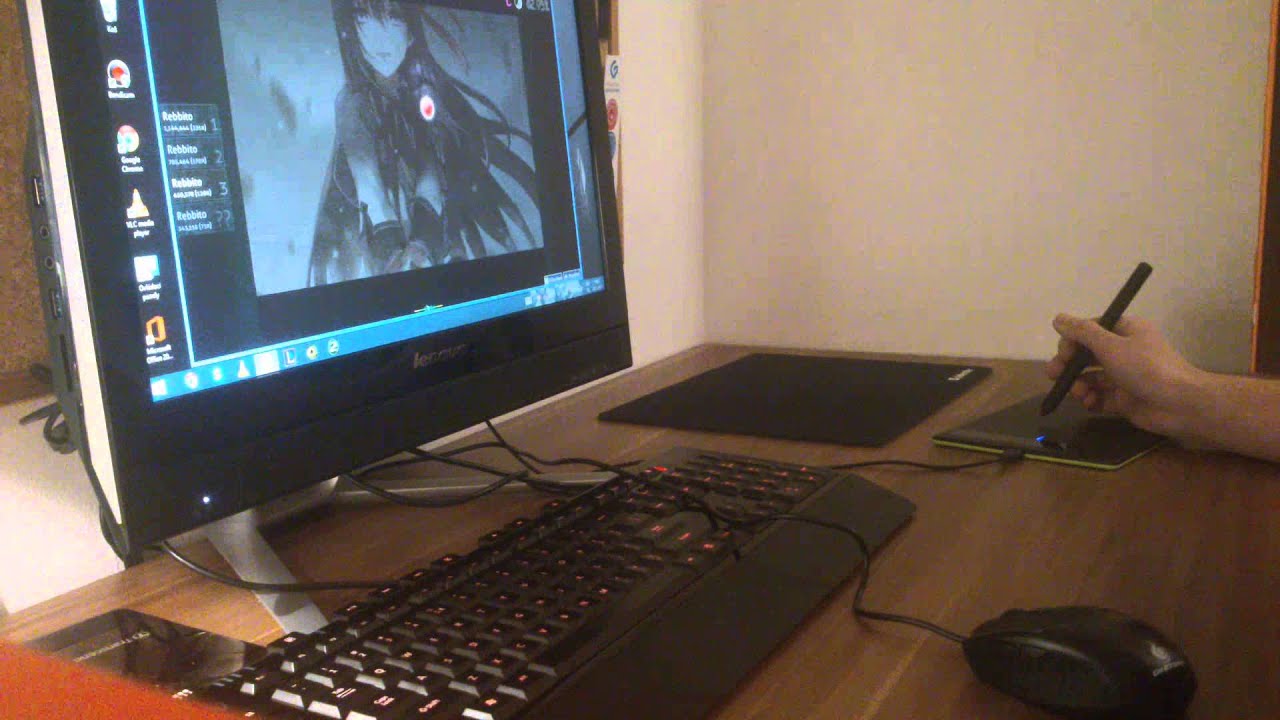 osu! tablet + mouse - YouTube