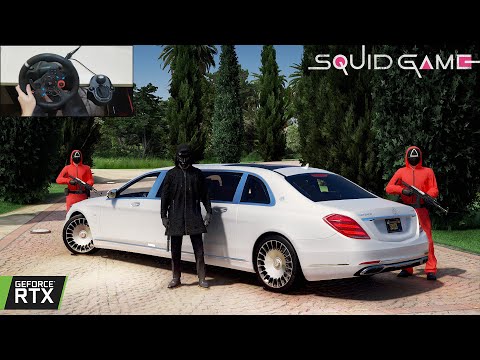 GTA 5 - Stealing Front Man's Mercedes-Maybach S650 Pullman in Squid Game