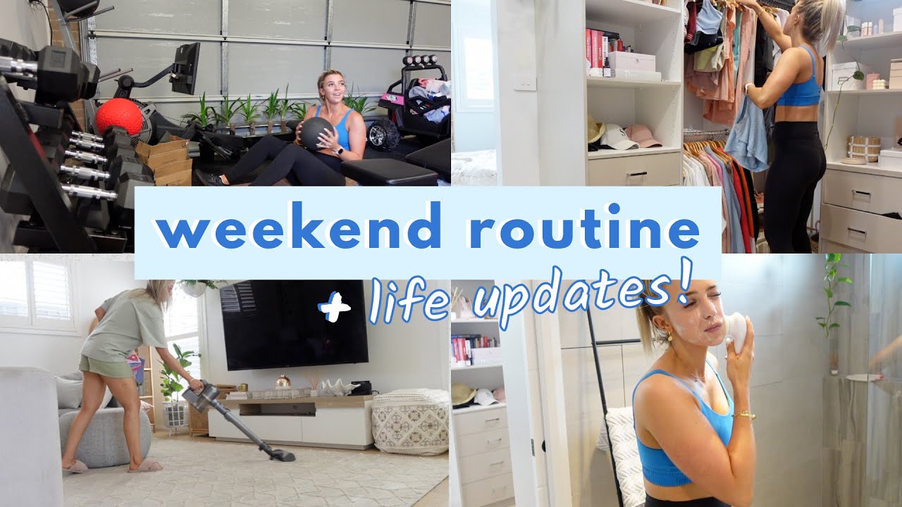WEEKEND ROUTINE!!/ Cleaning, House Reset + Plant Care/ Get Ready with ...