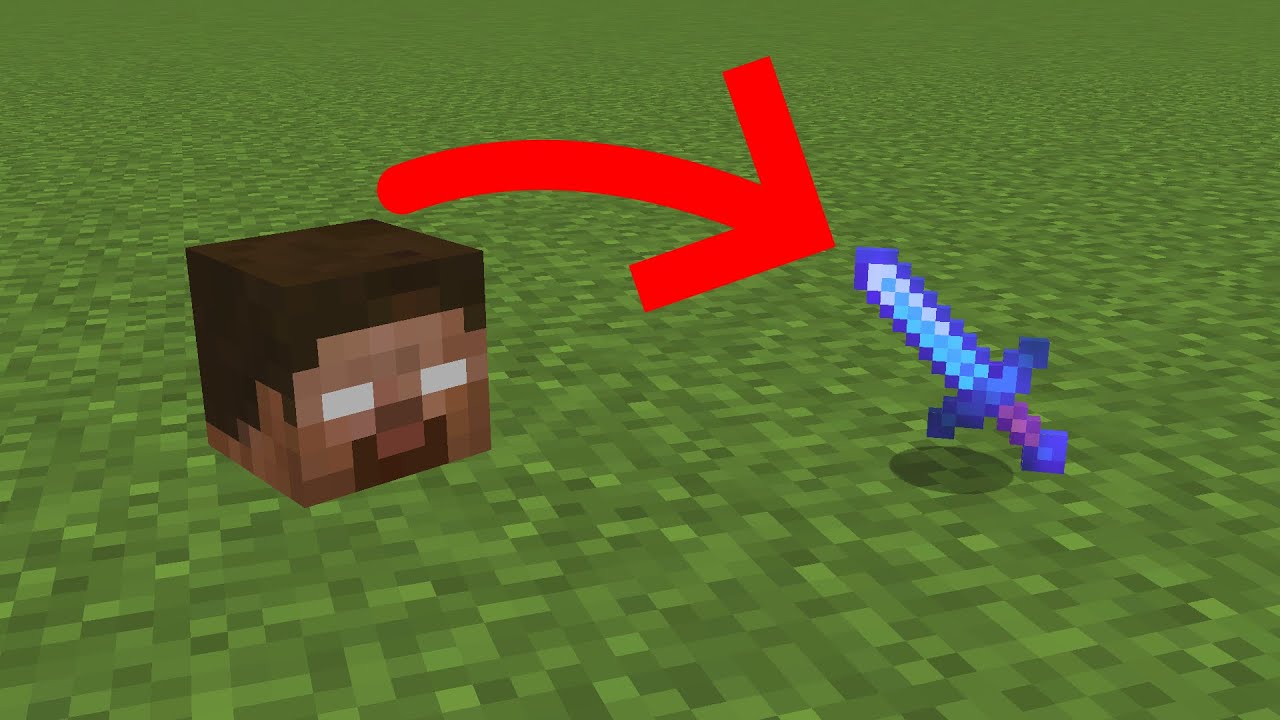 herobrine's sword in minecraft - YouTube