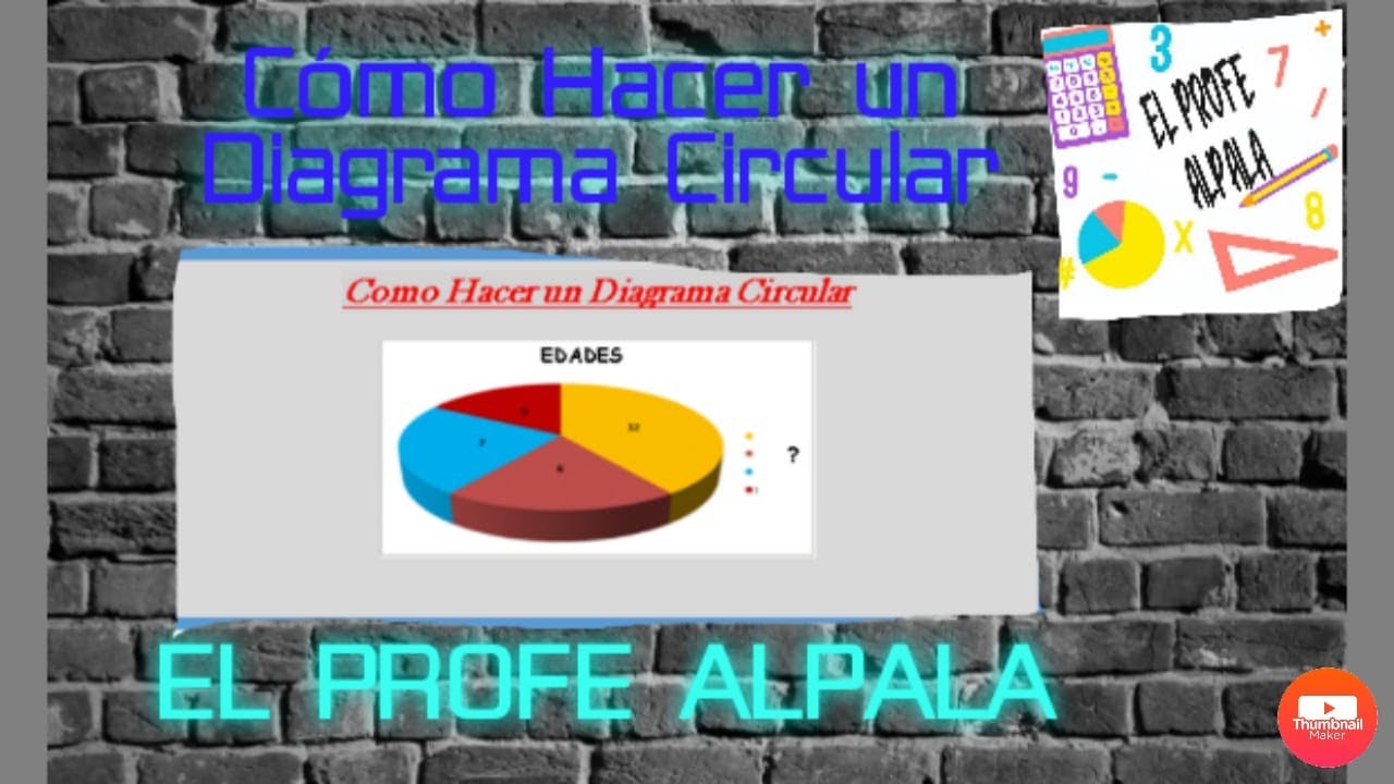 Como Hacer un Diagrama Circular - YouTube