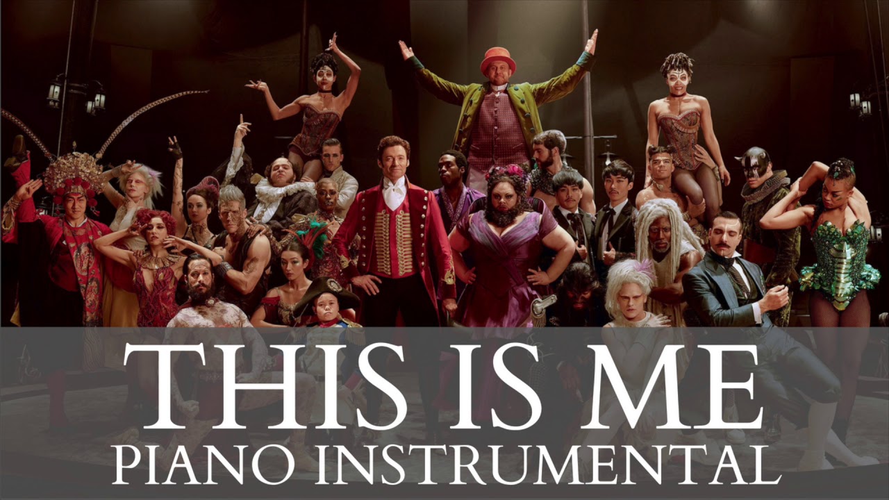 This Is Me - Piano Instrumental (For Singers) - YouTube