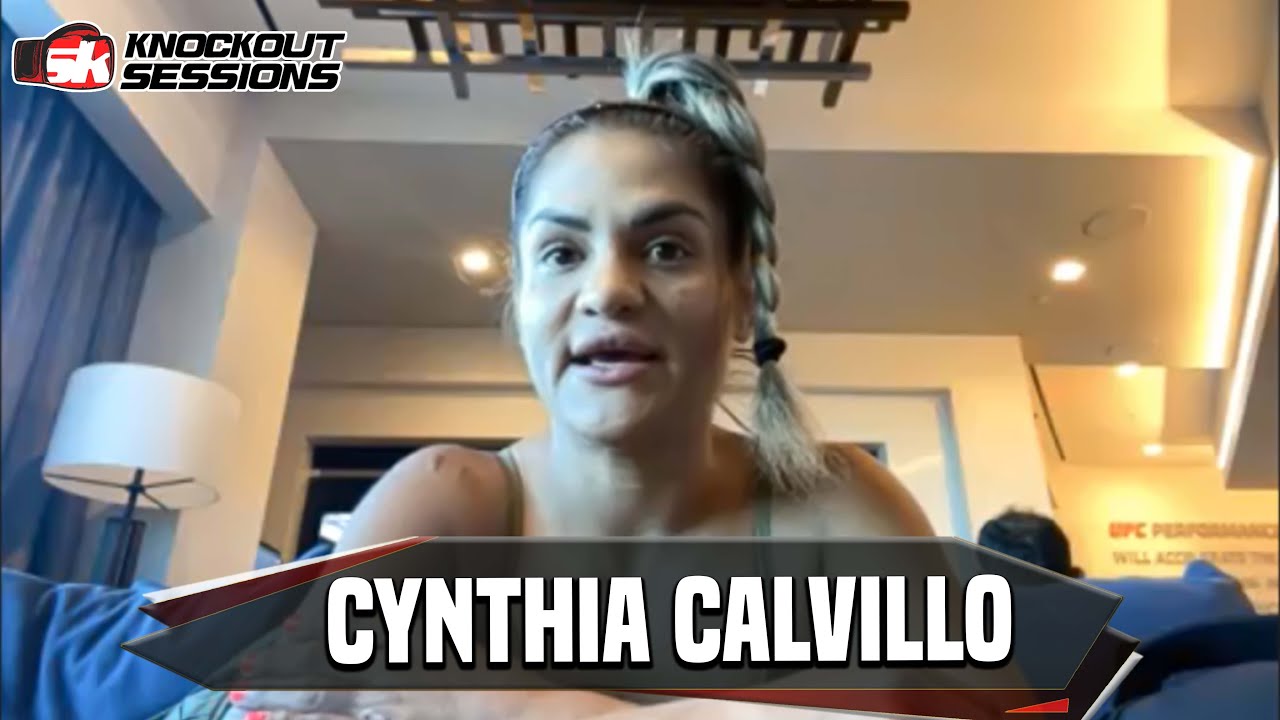 Cynthia Calvillo discusses fighting Nina Nunes, "Unfinished business ...