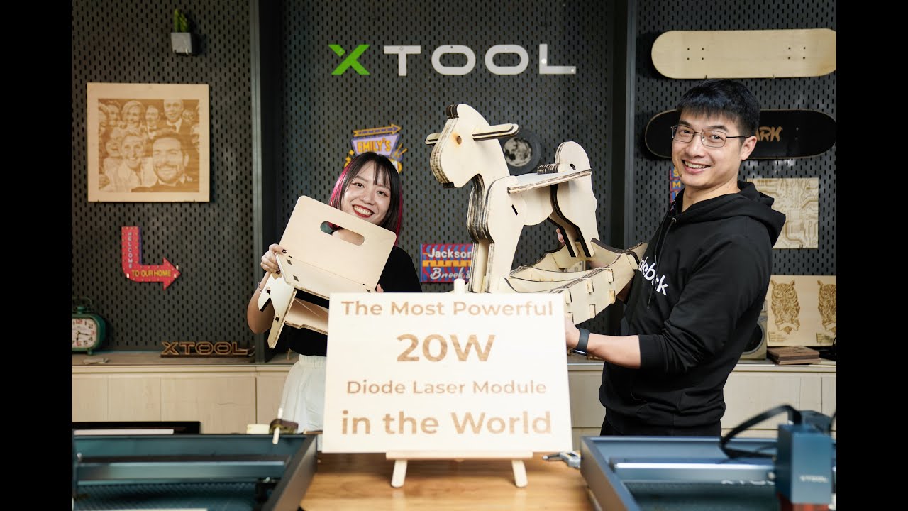 Testing numerous materials with xTool 20W diode laser module - LIVE ...