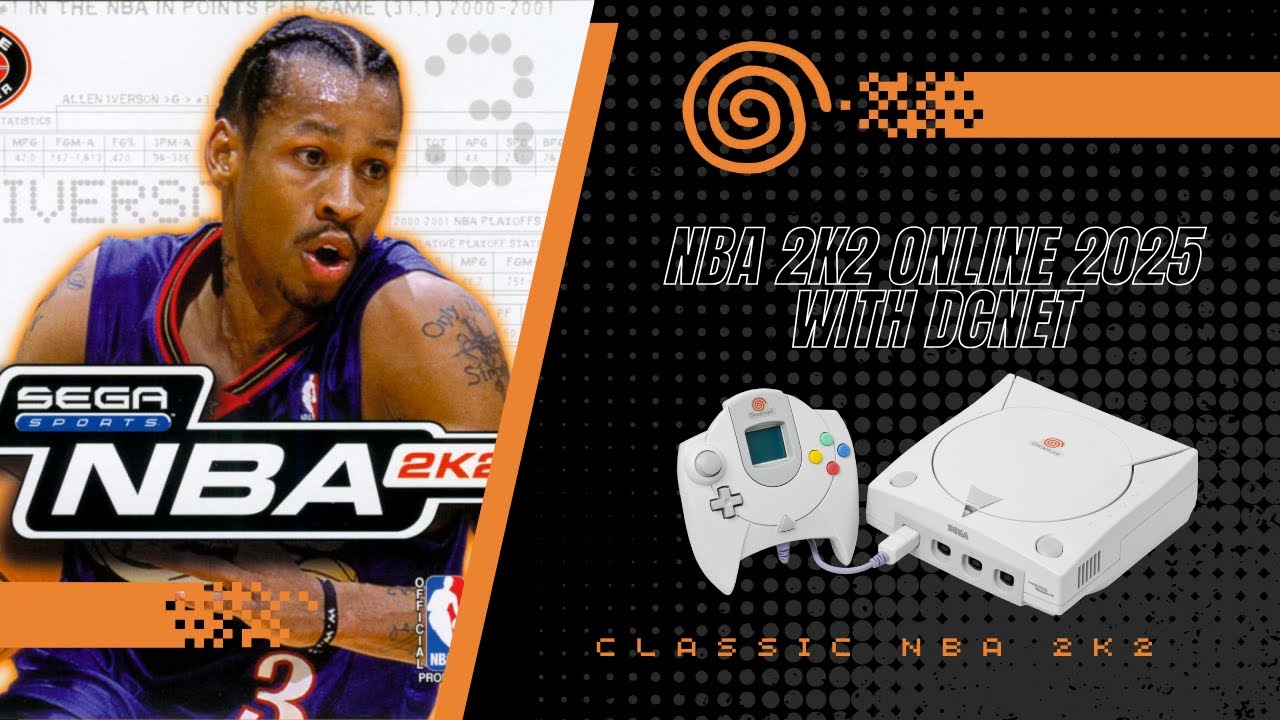 Dreamcast NBA 2K2 Online 2025 | Flycast Emulator | DCnet - YouTube