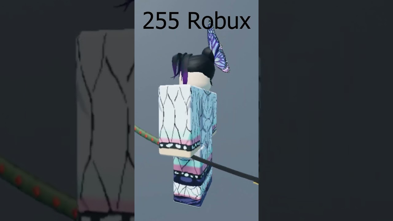 Make Shinobu Kocho Outfit In Roblox [Kimetsu no Yaiba] #Shorts - YouTube