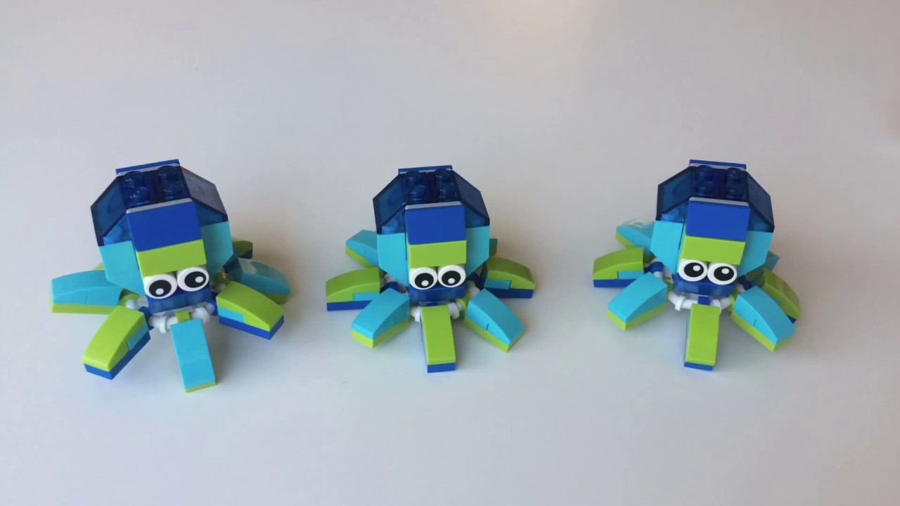 LEGO 40245 July 2017 Octopus Monthly Mini Build - Lego Speed Build ...