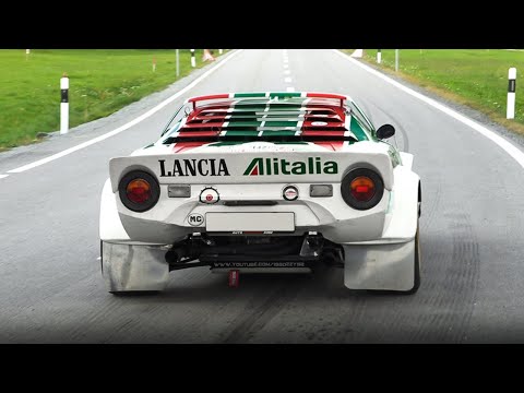 Lancia Stratos HF Rally Gr. 4 on Swiss Hillclimb: Starts, Accelerations & Best of Dino V6 Sounds!