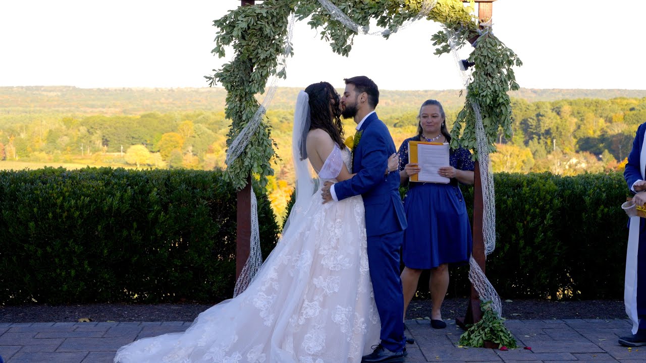 10-5-24 Wedding Ceremony of Tiffany and Kevin at Geers Tree Farm! - YouTube