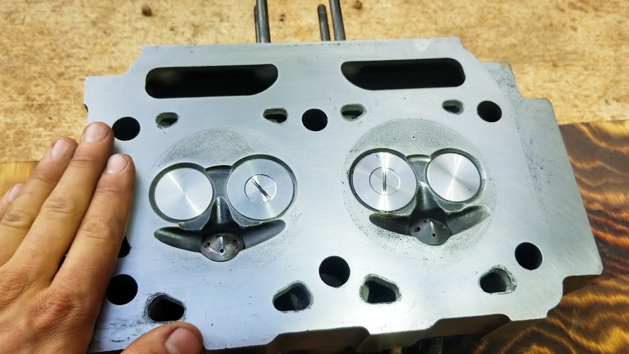 Yanmar Diesel Engine Cylinder Head Rebuild - YouTube