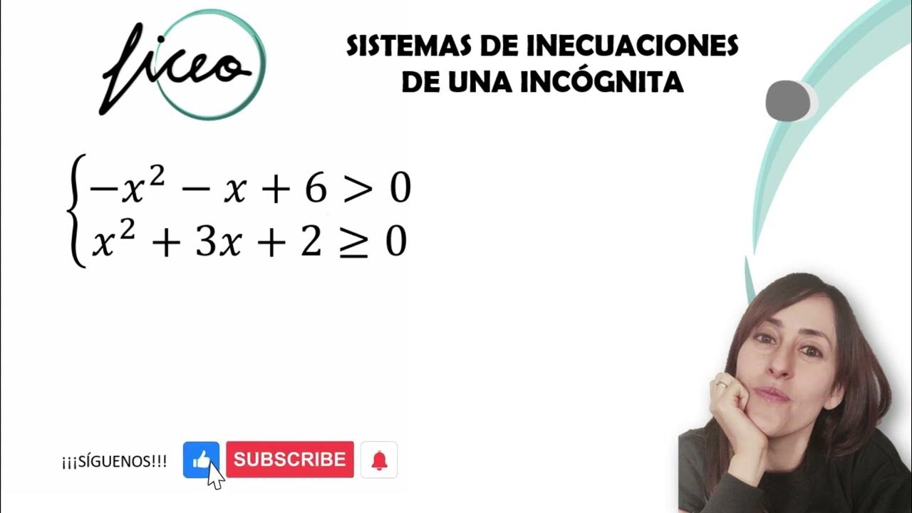 EJERCICIO RESUELTO DE SISTEMAS DE INECUACIONES DE 1 INCÓGNITA 1 - YouTube