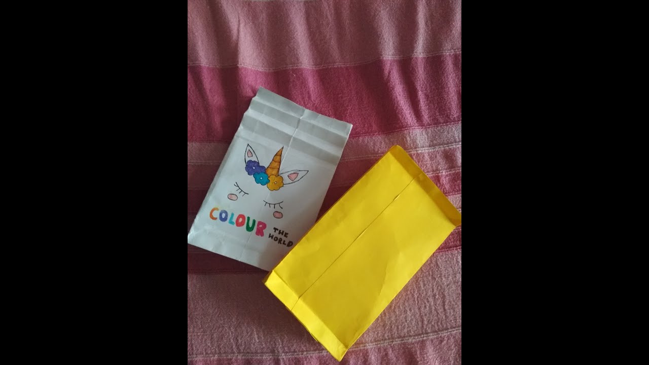 Paper parcel/ gift bag - YouTube